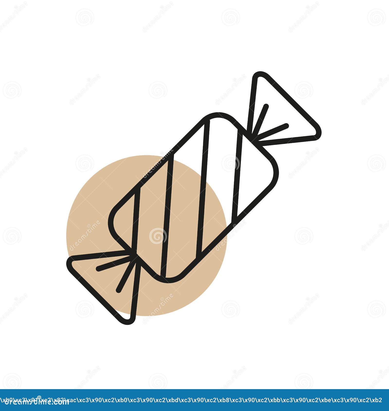 Sweet Candy, Illustration, Vector on White Background Stock Vector ...