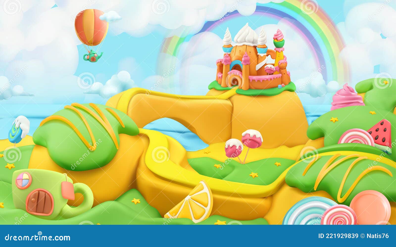 Sweet Candy Tiles Seamless Texture Royalty-Free Stock Photo ...