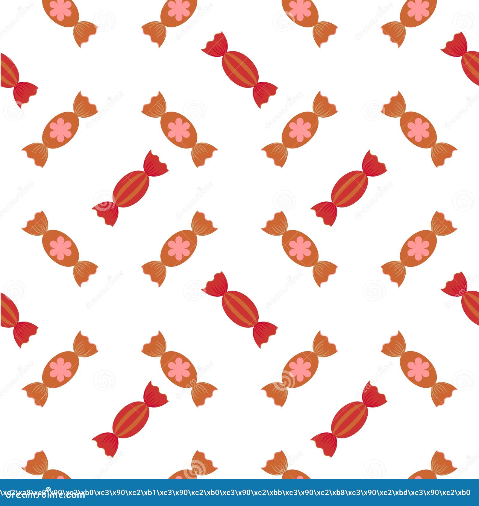 Sweet candy pattern stock vector. Illustration of pattern - 124359623