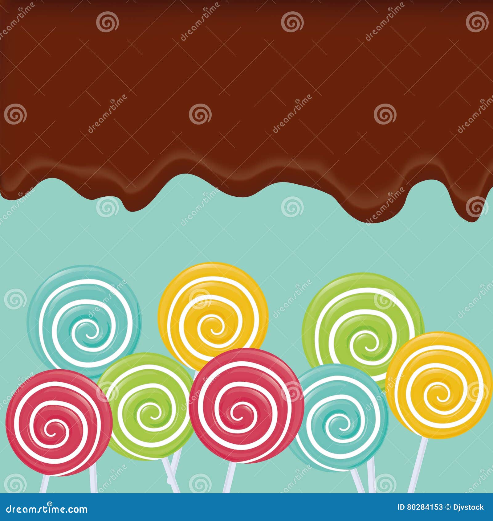 Sweet candy shop stock vector. Illustration of colorful - 80284153