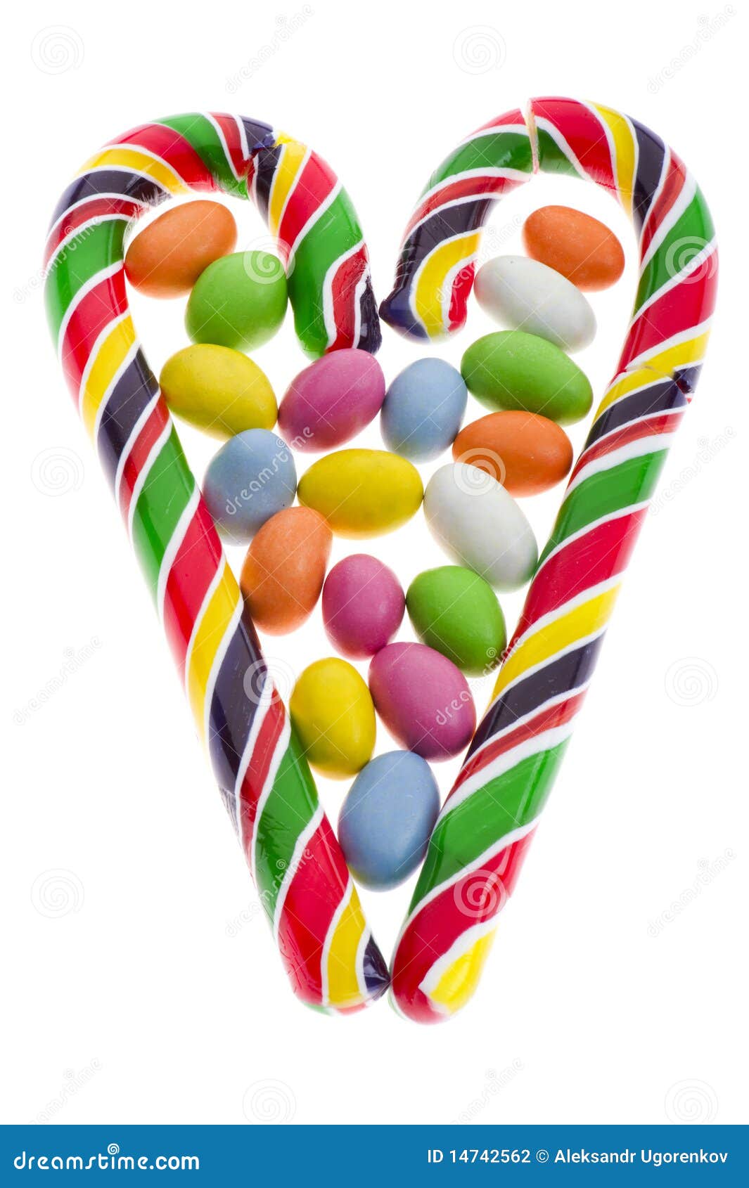 Sweet candy on white stock photo. Image of dragee, colorful - 14742562