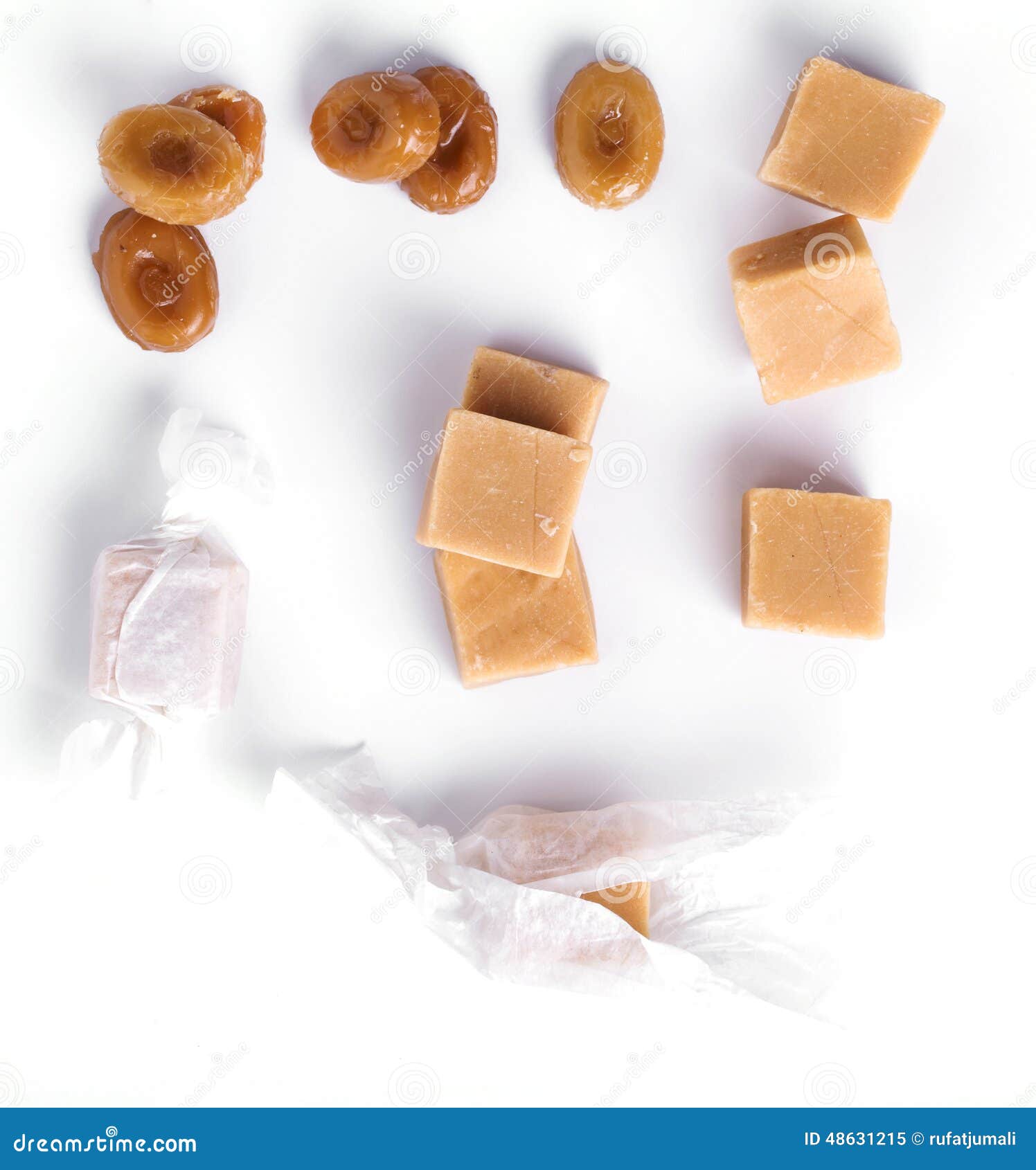Sweet caramel candy stock image. Image of dessert, delicious - 48631215