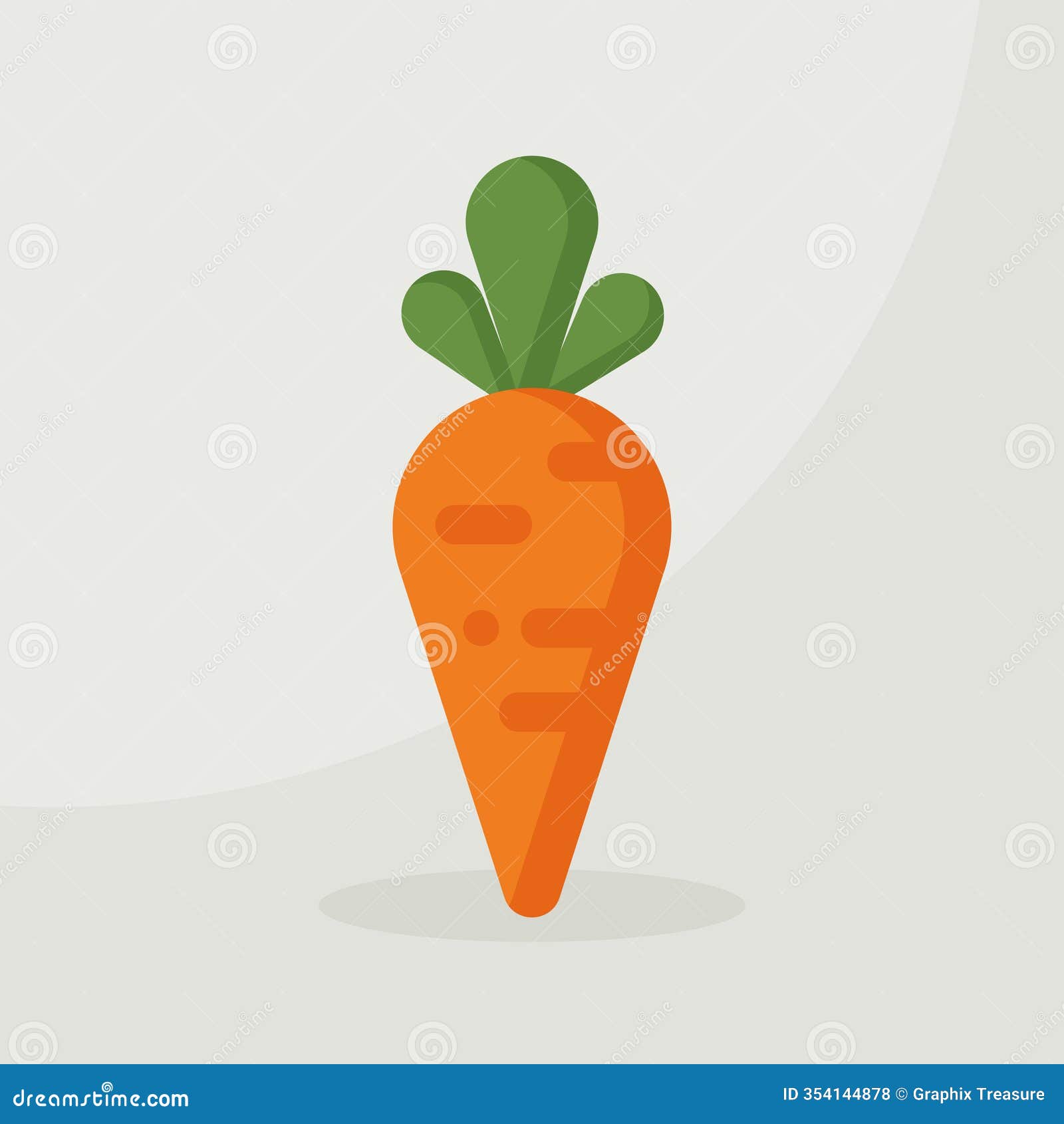 Sweet Carrot Crispy Vegetable Element Cartoon Vector | CartoonDealer ...