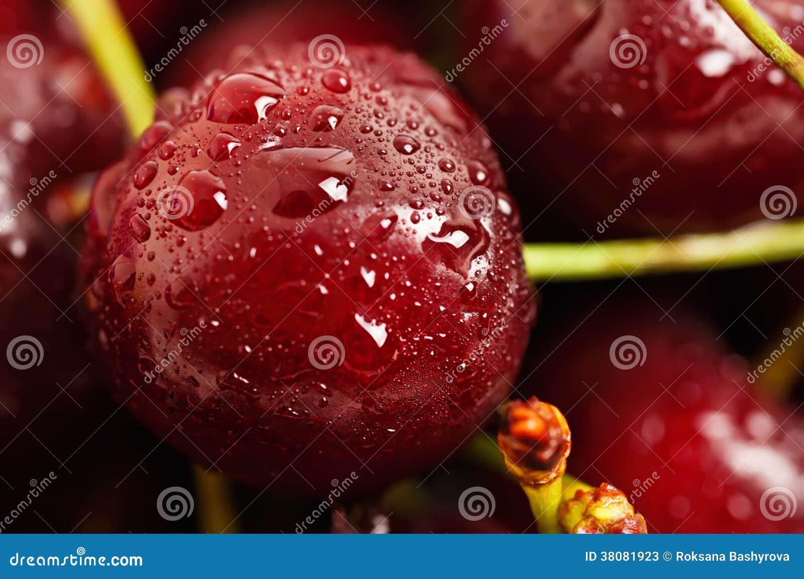 Sweet cherry background stock image. Image of shiny, berry - 38081923