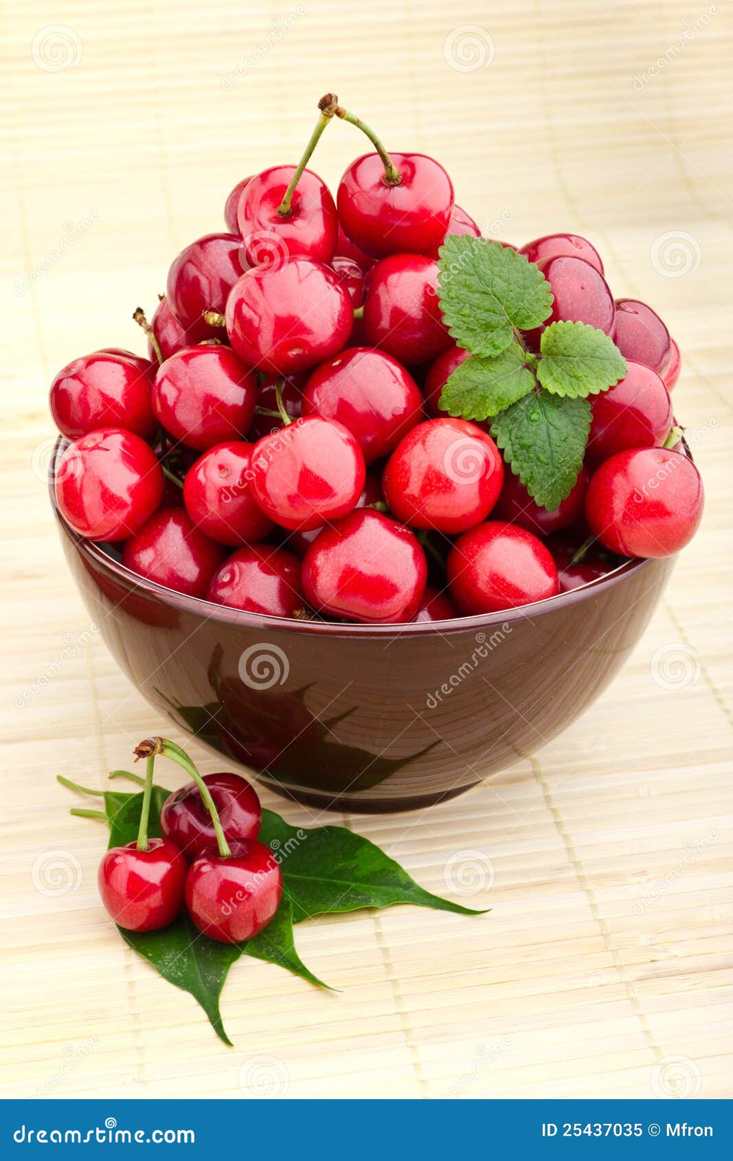 Sweet cherry fruits stock image. Image of mature, nature - 25437035
