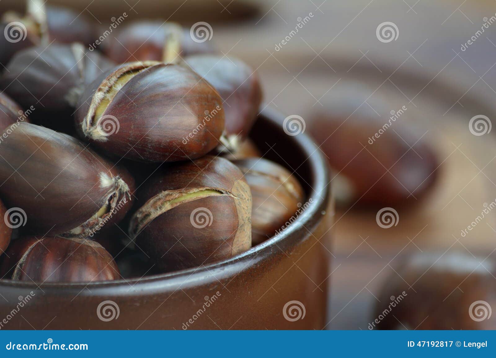 Sweet chestnuts. stock image. Image of winter, sweet - 47192817