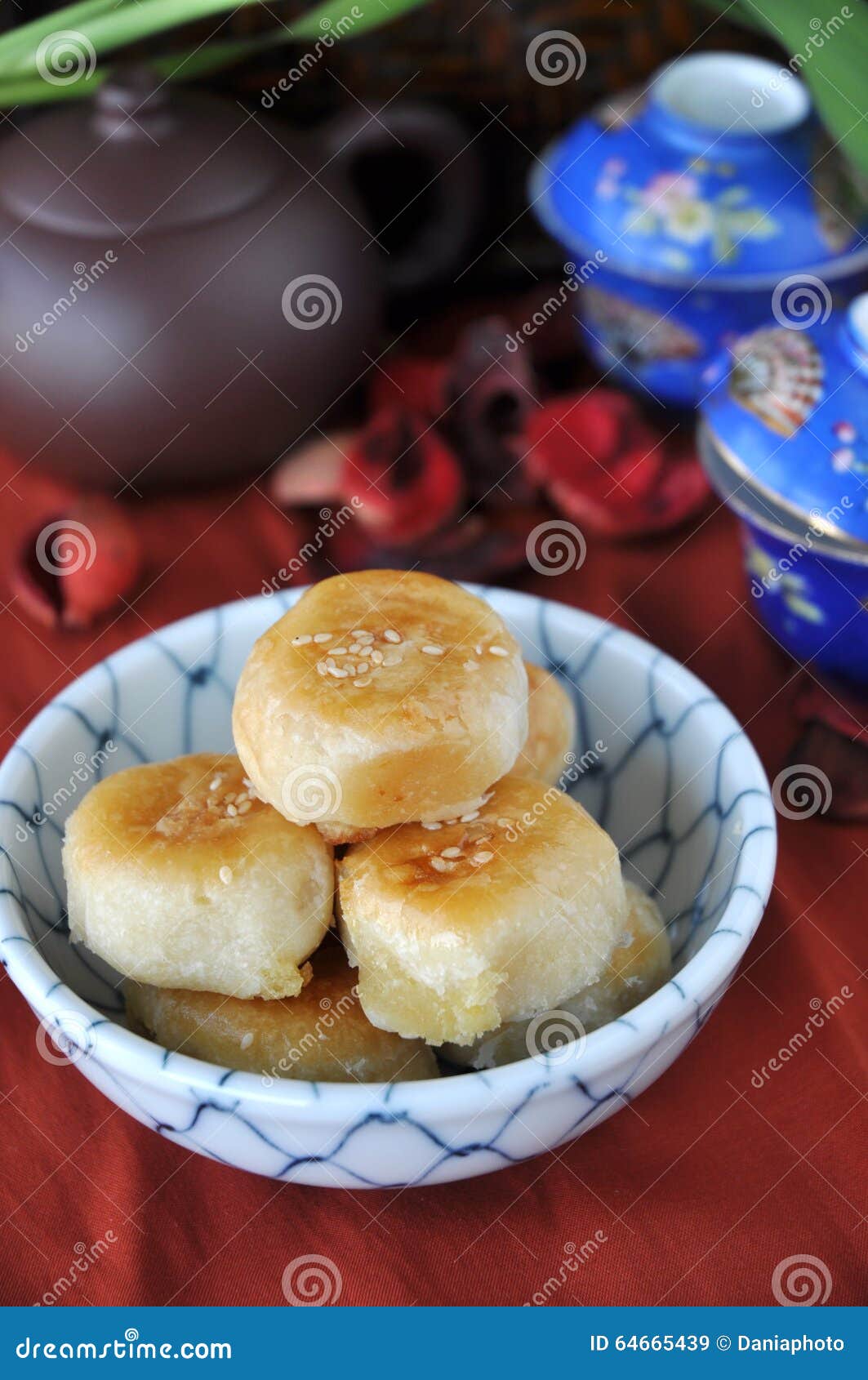 Sweet Chinese Pastry stock image. Image of asia, tart - 64665439