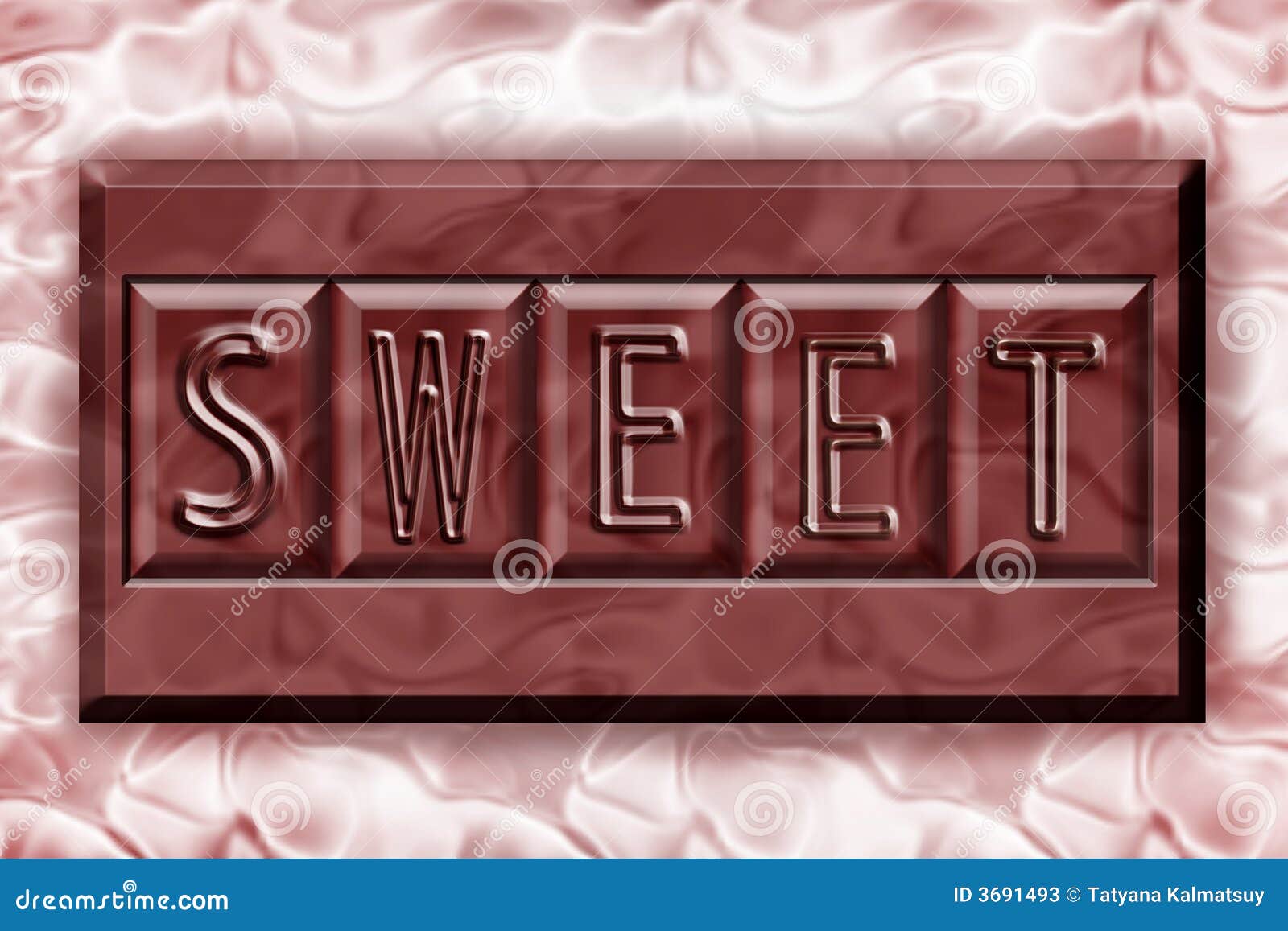Sweet chocolate stock illustration. Illustration of candy - 3691493