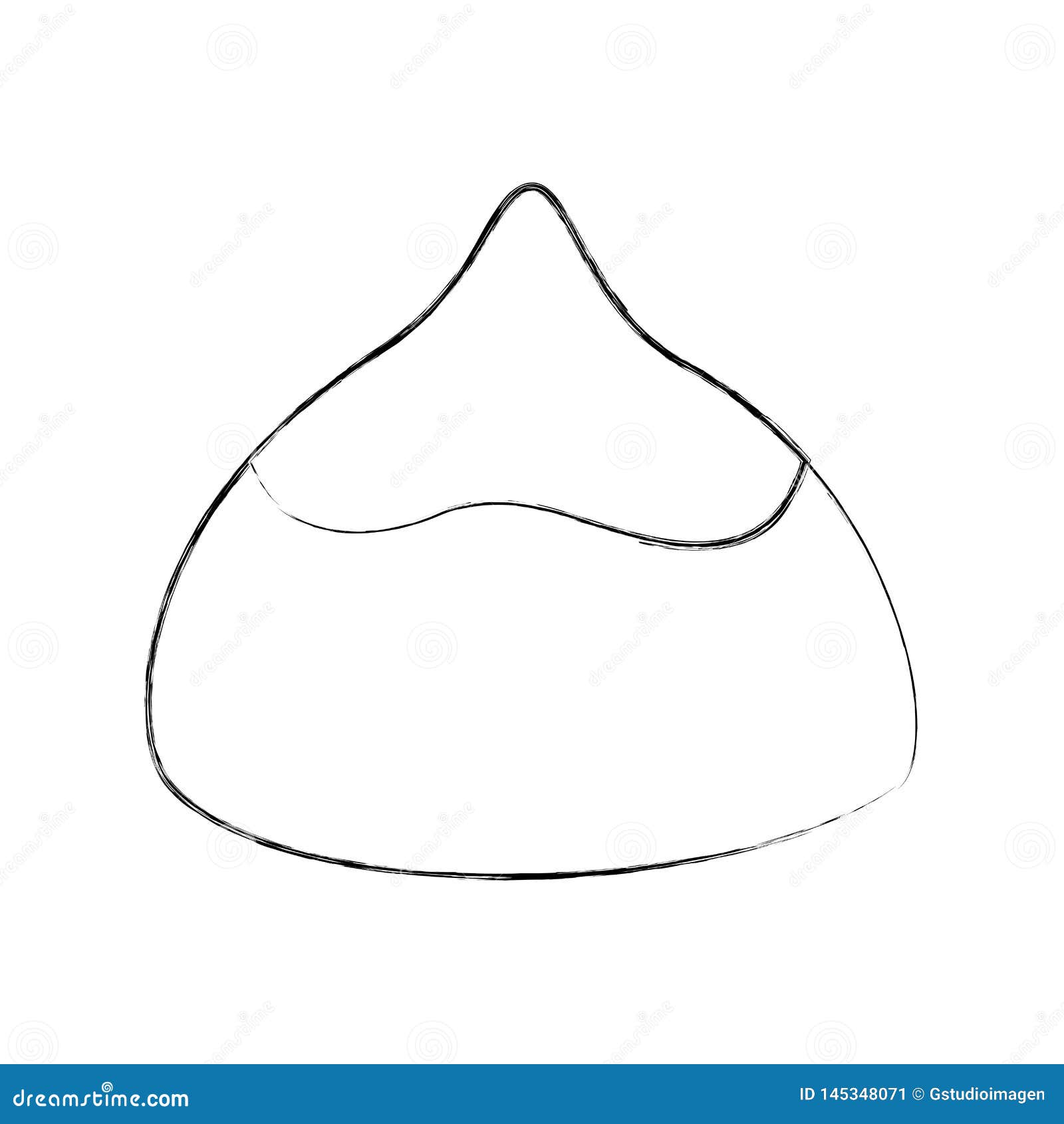 Sweet Chocolate Bon Bon Shape Chip Stock Vector - Illustration of ...