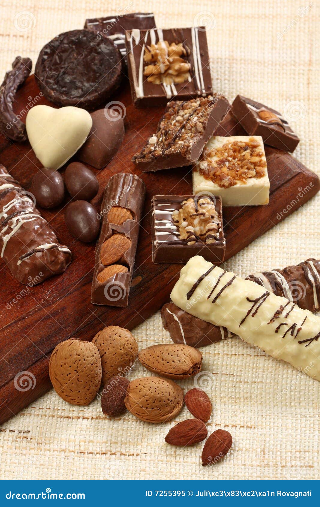 Sweet chocolate candies stock image. Image of gourmet - 7255395