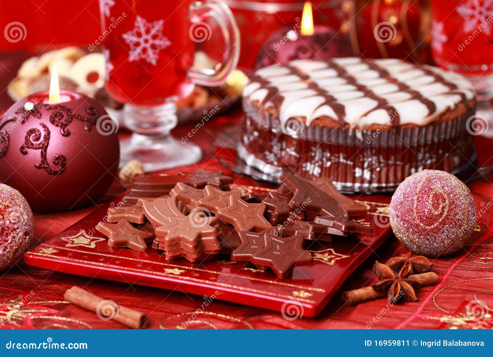 Sweet Chocolate for Christmas Stock Image - Image of bake, christmas ...