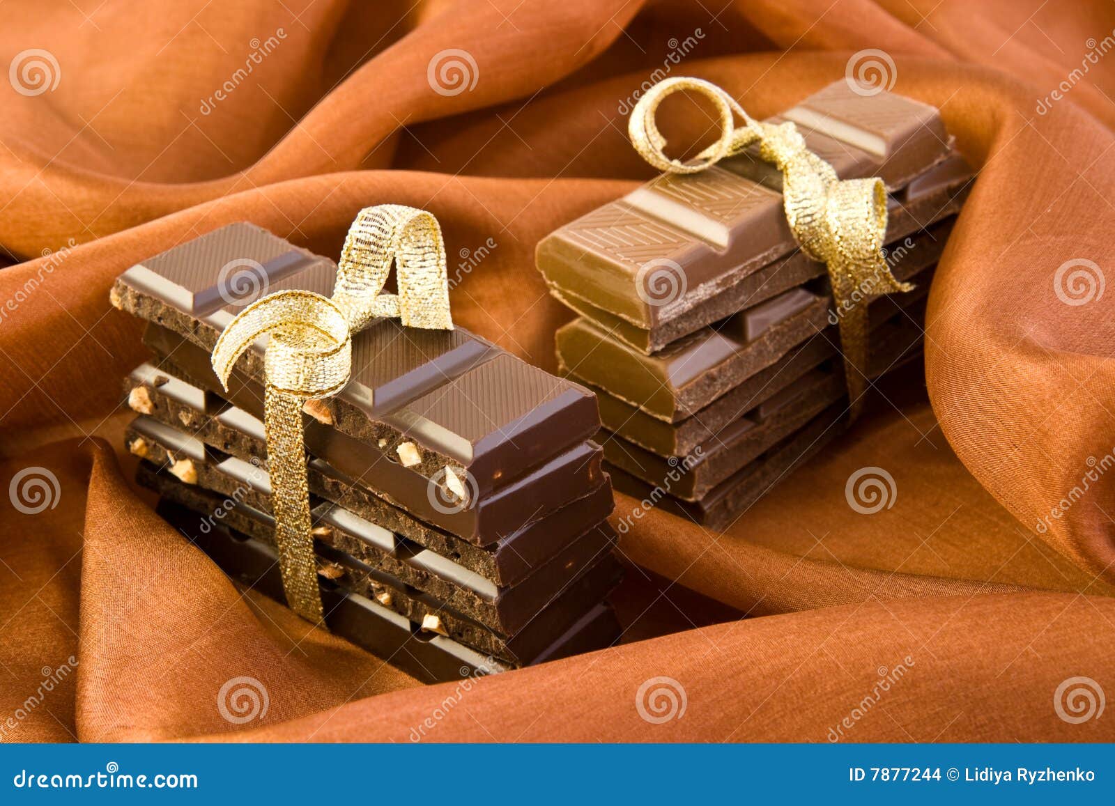 Sweet chocolate gift stock photo. Image of slice, celebration - 7877244