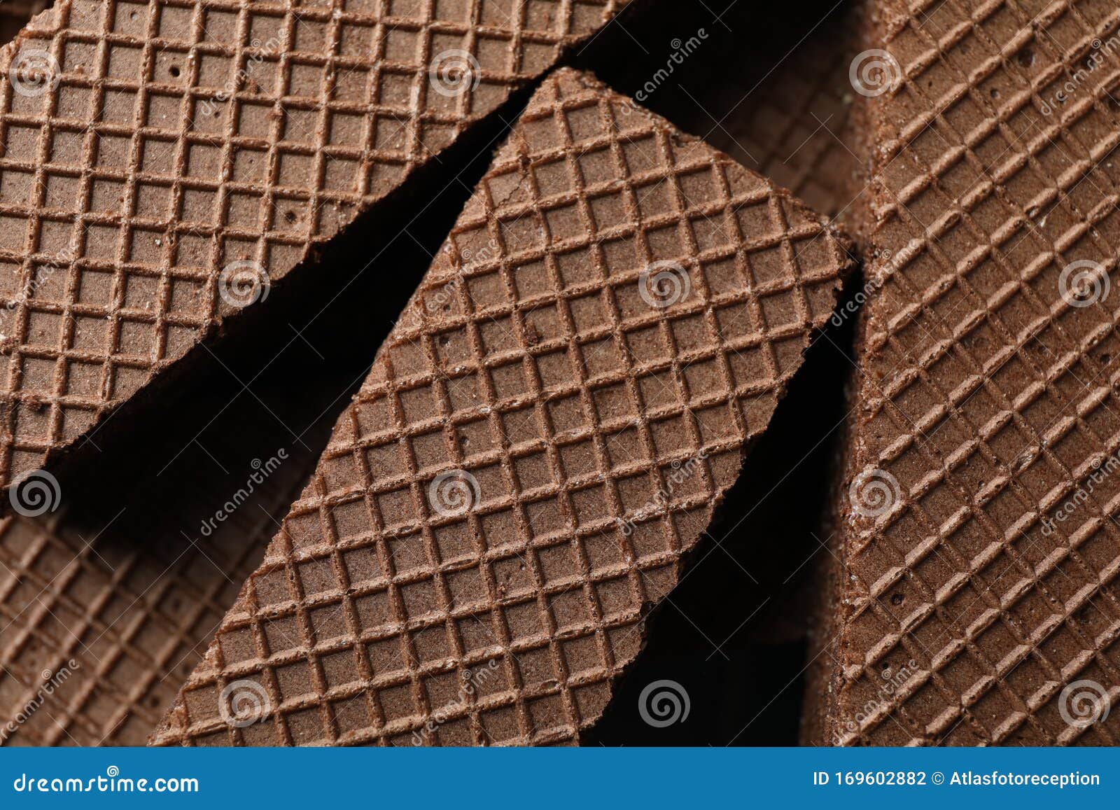 Sweet Chocolate Wafers Texture Background Stock Photo - Image of cube ...
