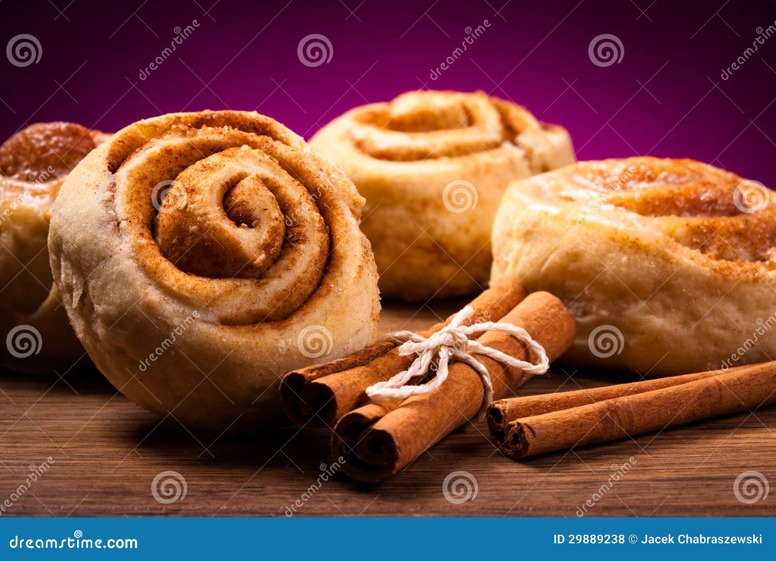 Sweet cinnamon rolls stock photo. Image of cacao, chocolate - 29889238