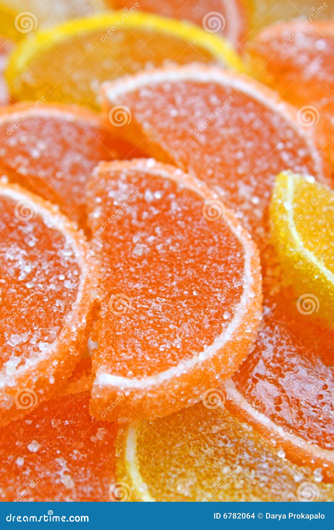 Sweet citrus slices stock photo. Image of confectionery - 6782064