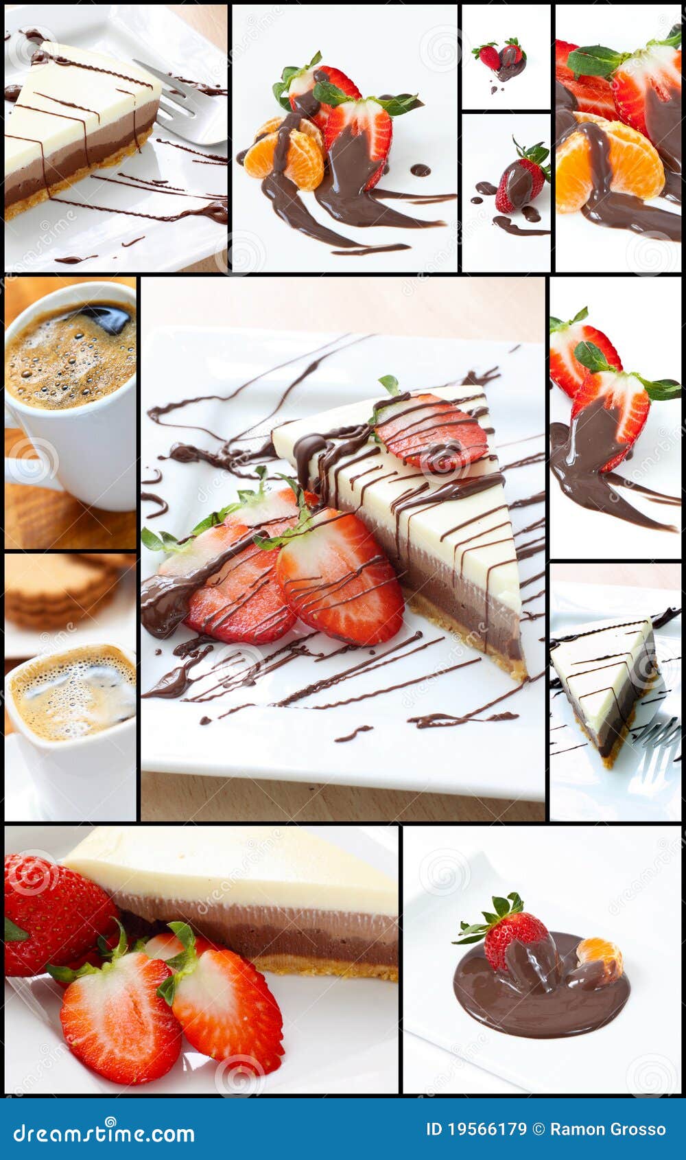 Sweet collage stock image. Image of chocolate, dark, milk - 19566179