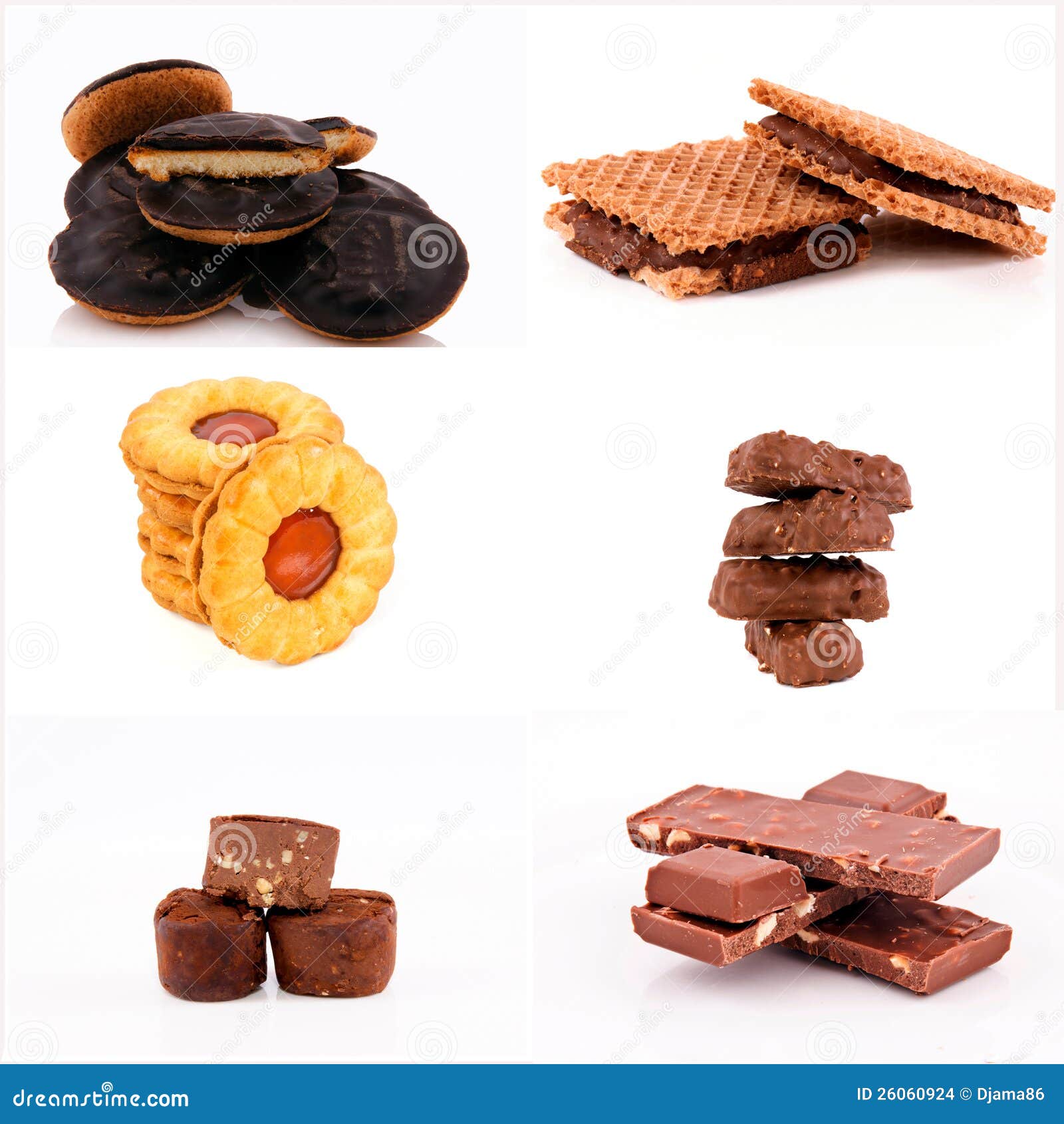Sweet collage stock photo. Image of gourmet, freshness - 26060924