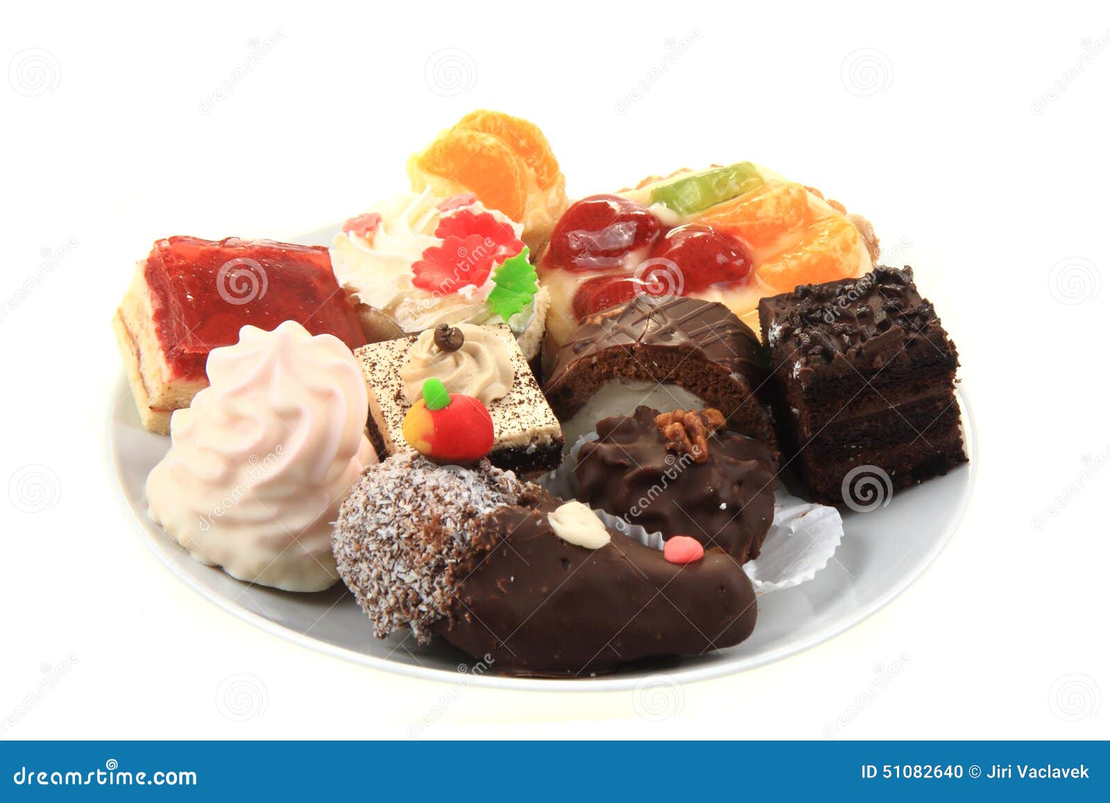 Sweet color desserts stock photo. Image of bakery, food - 51082640
