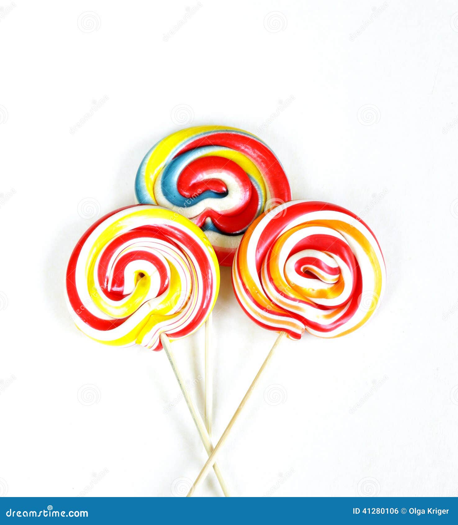 Sweet colorful lollipop stock photo. Image of color, striped - 41280106