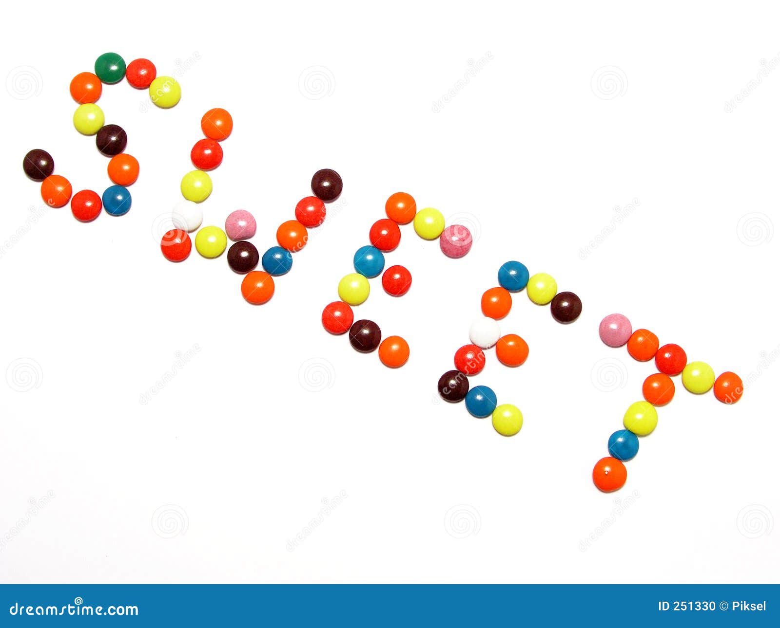 SWEET - colourful candy stock photo. Image of delicious - 251330