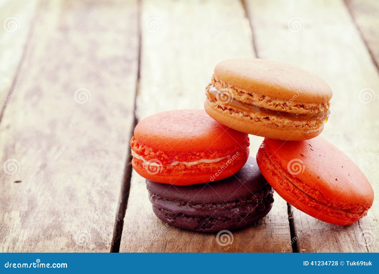 Sweet and Colourful French Macarons Stock Photo - Image of delicious ...