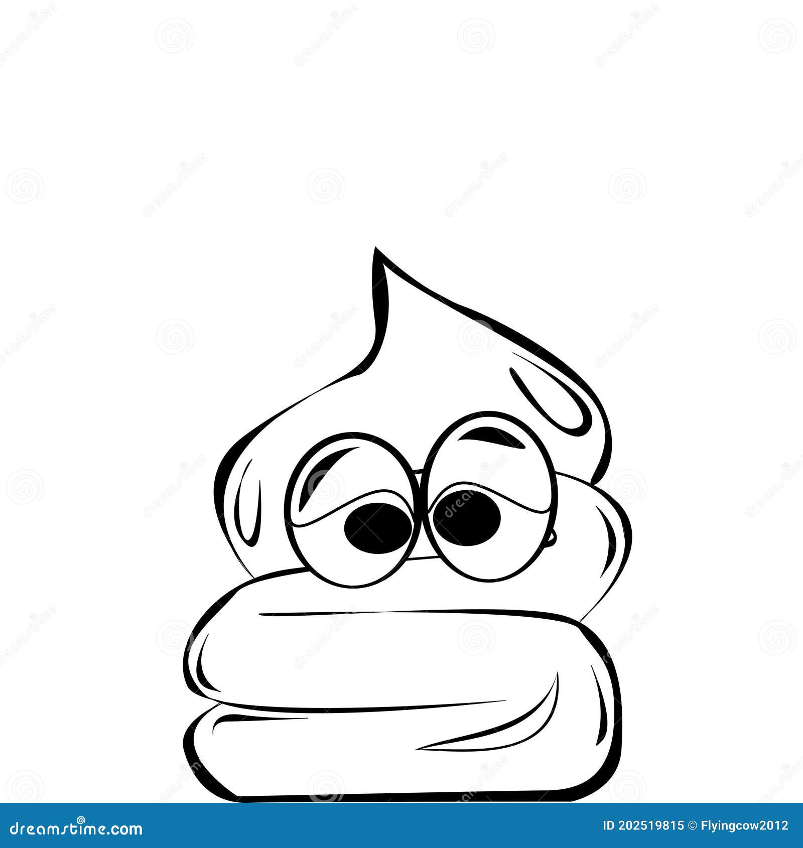 Sweet comic art shit stock illustration. Illustration of sweet - 202519815