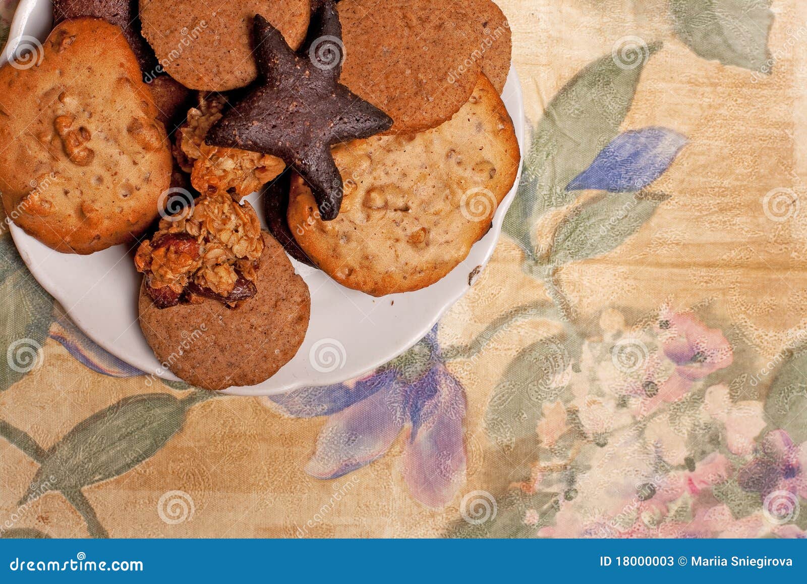 Sweet cookies stock image. Image of breakfast, single - 18000003