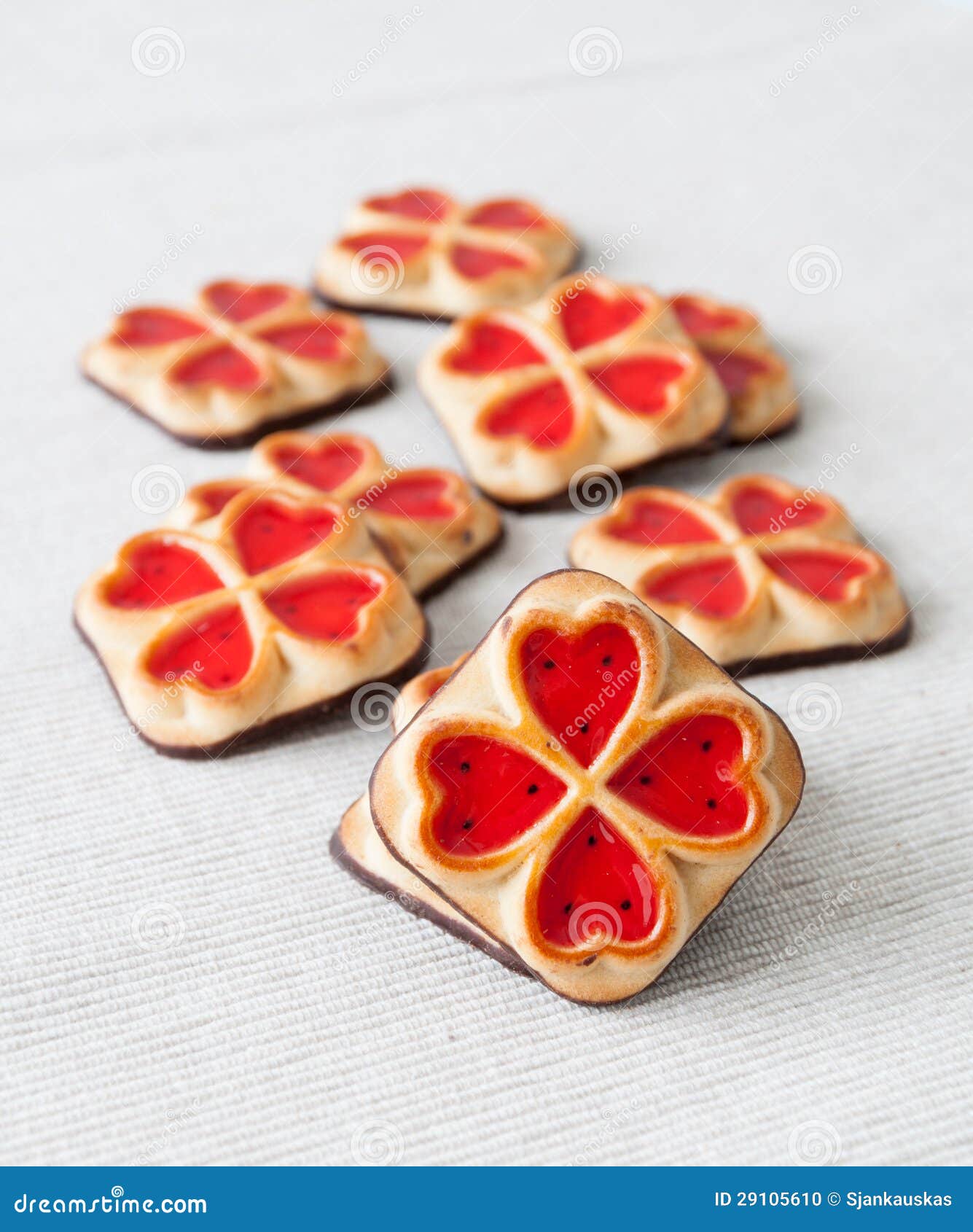 Sweet cookies stock photo. Image of cuisine, heart, dessert - 29105610
