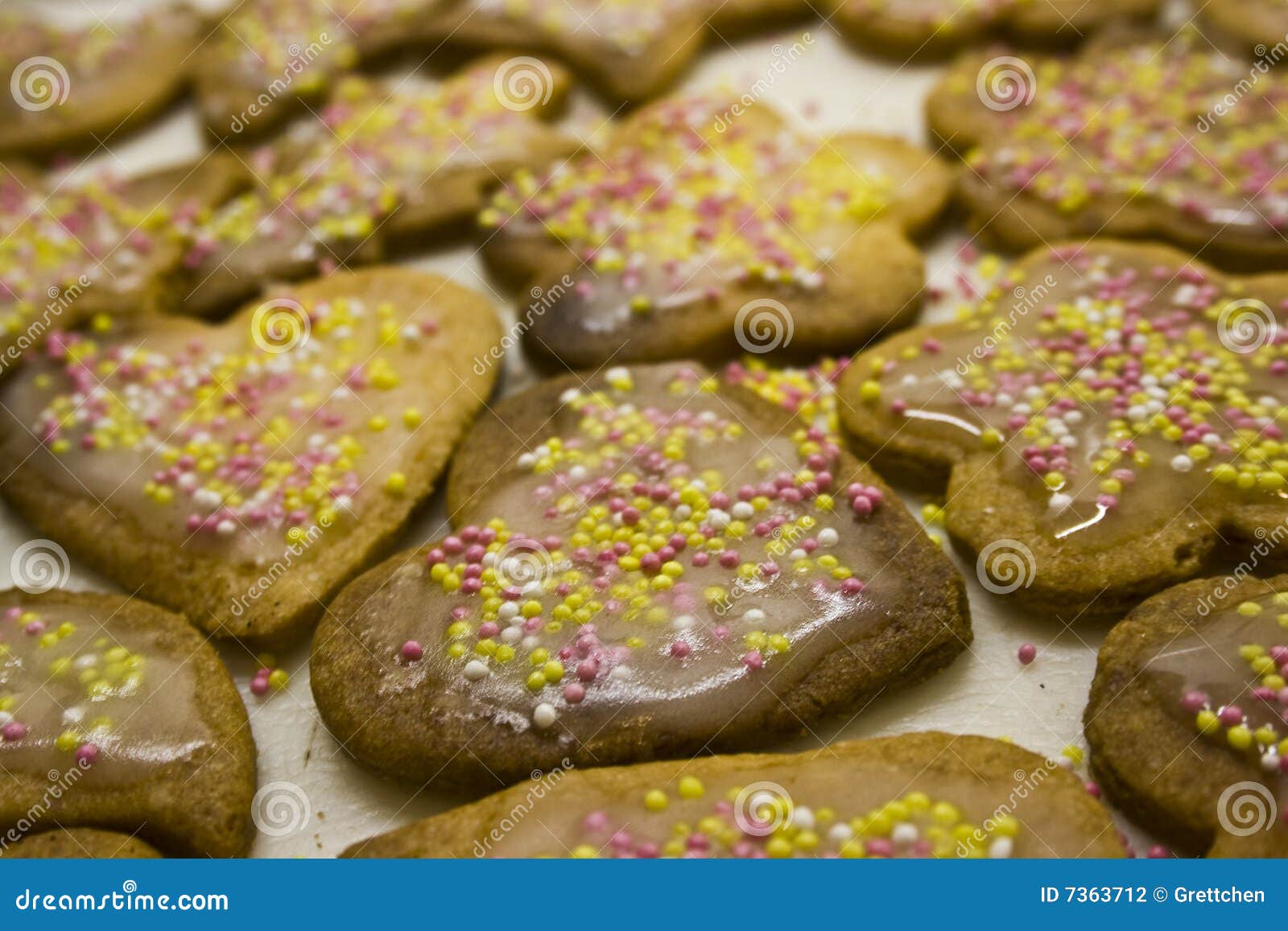 Sweet cookies stock photo. Image of horizontal, cake, stars - 7363712