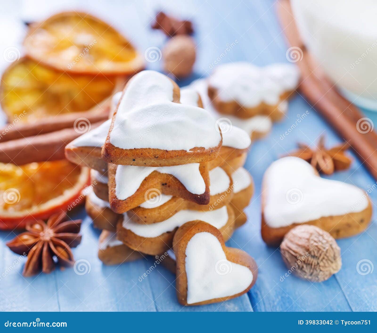 Sweet cookies stock photo. Image of ginger, handmade - 39833042