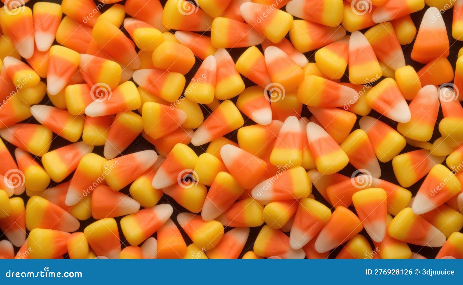 Sweet Corn Candy Horizontal Background. Stock Illustration ...
