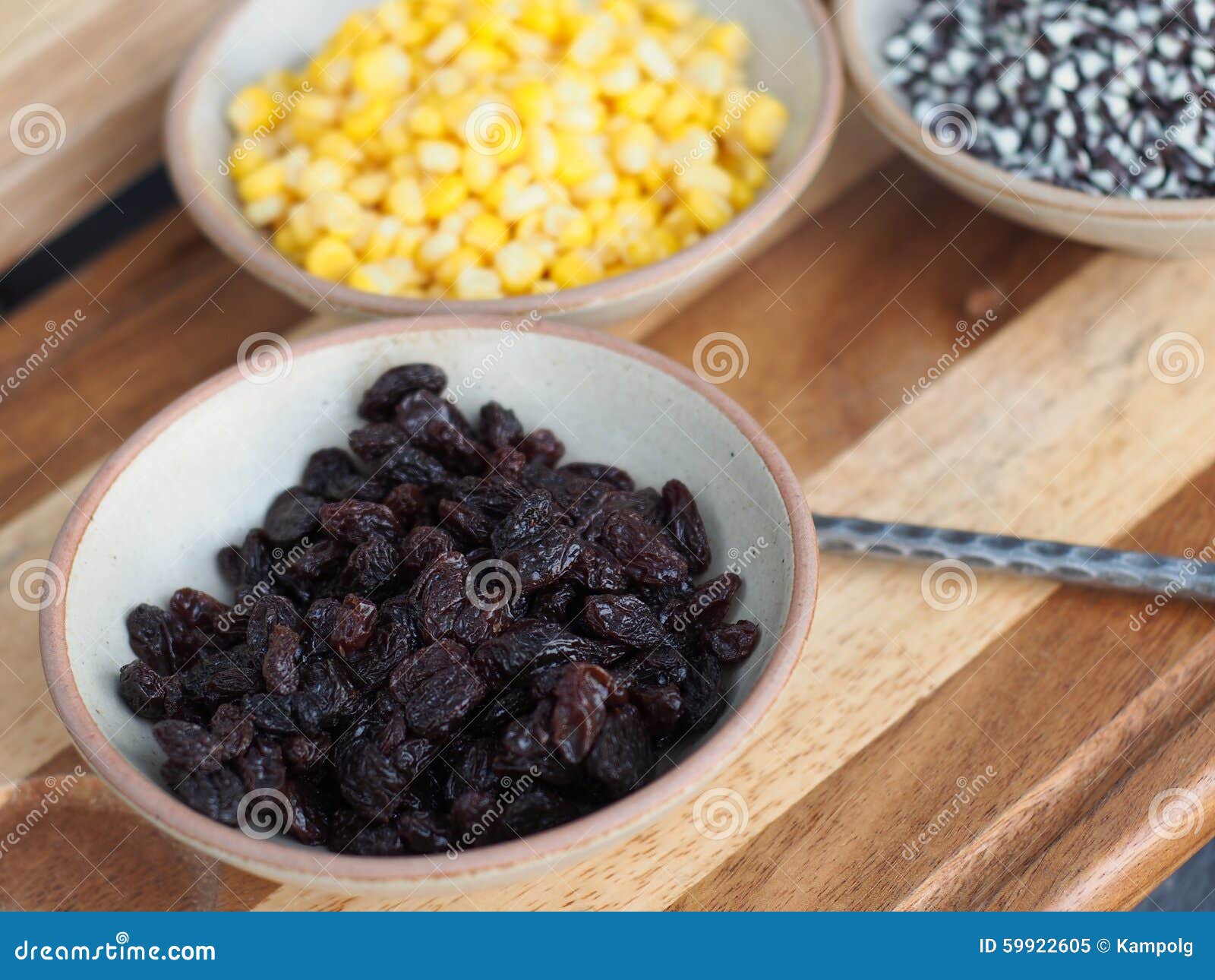 Sweet Corn and Chocolate for Sweet Topping Stock Image - Image of ...