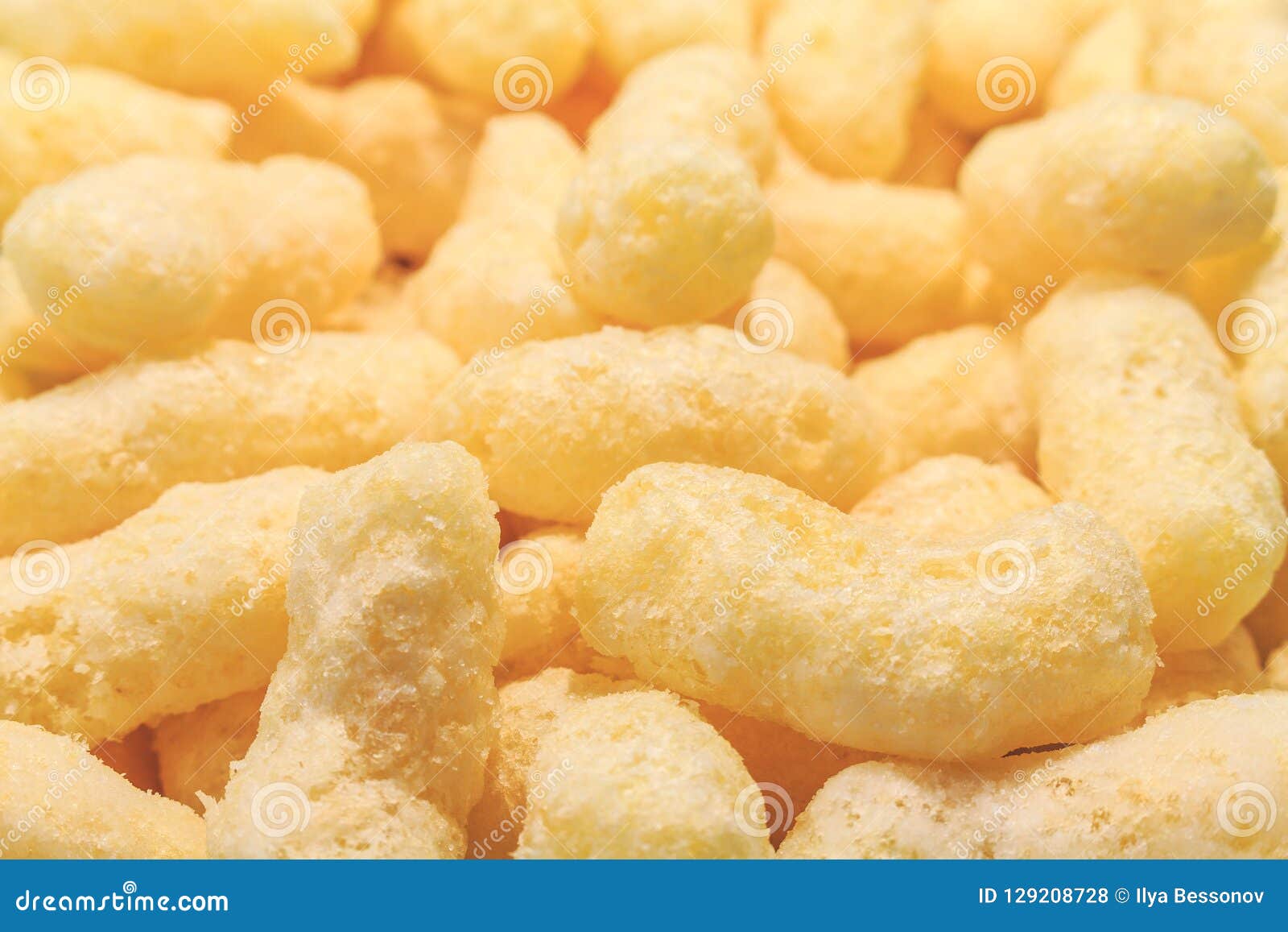 Sweet Corn Flakes, Breakfast Ready Closeup. Stock Photo - Image of ...