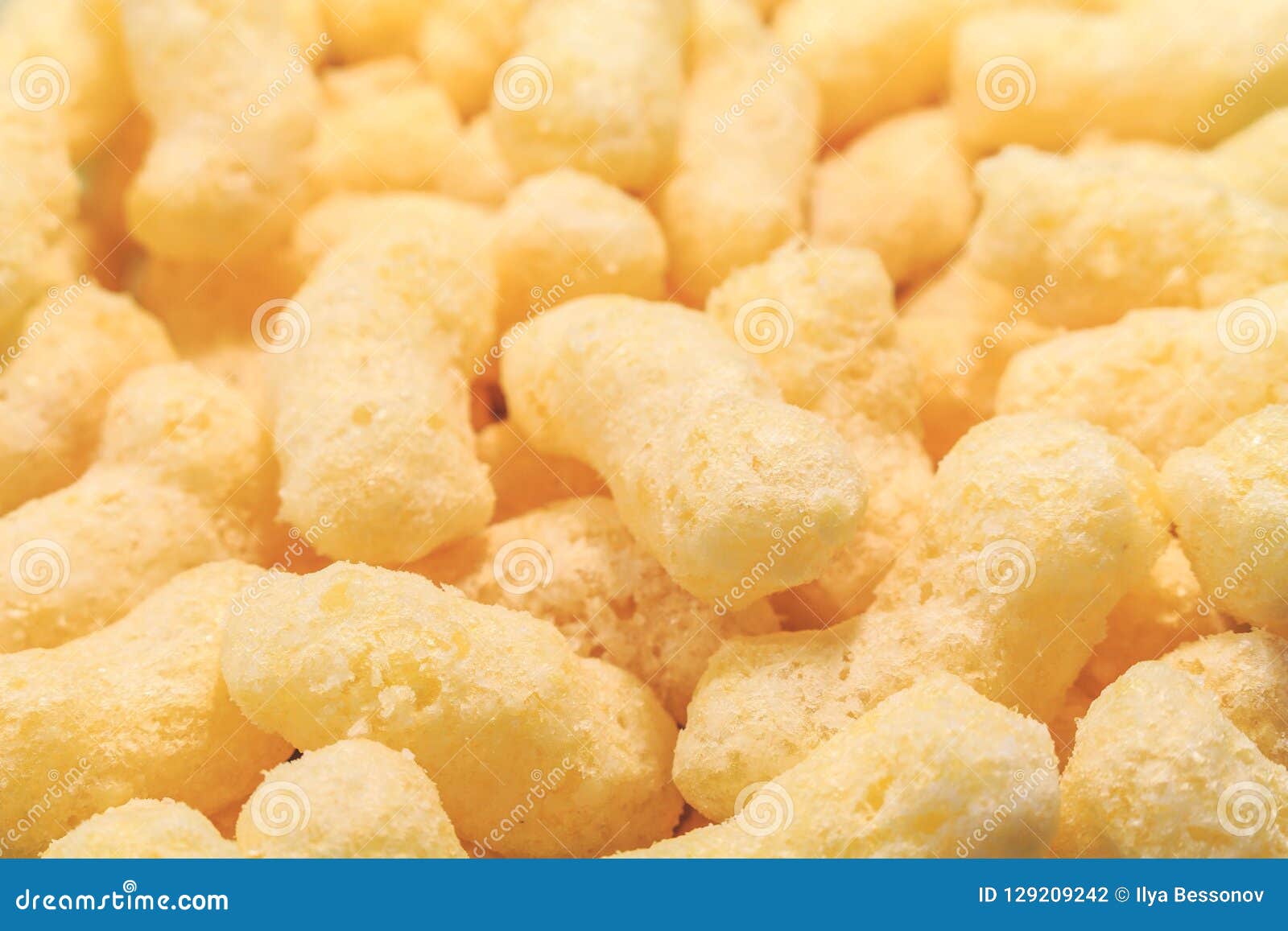 Sweet Corn Flakes, Breakfast Ready Closeup. Stock Photo - Image of ...