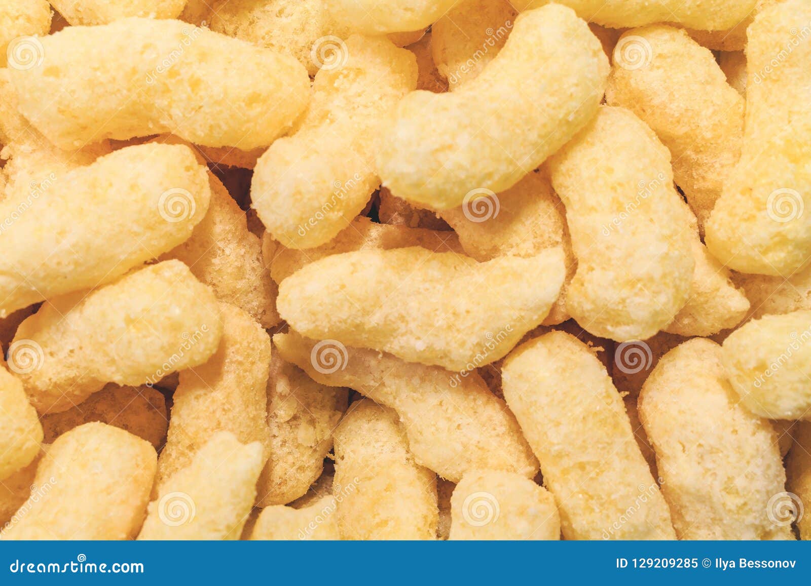 Sweet Corn Flakes, Breakfast Ready Closeup. Stock Image - Image of ...