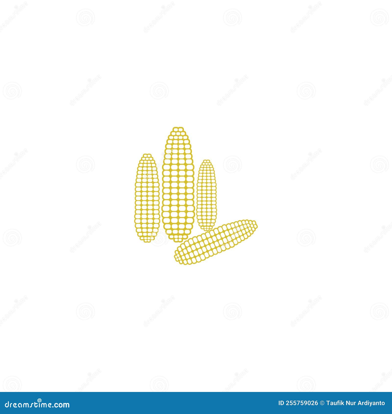 Sweet Corn Icon Logo Design Stock Illustration - Illustration of diet ...