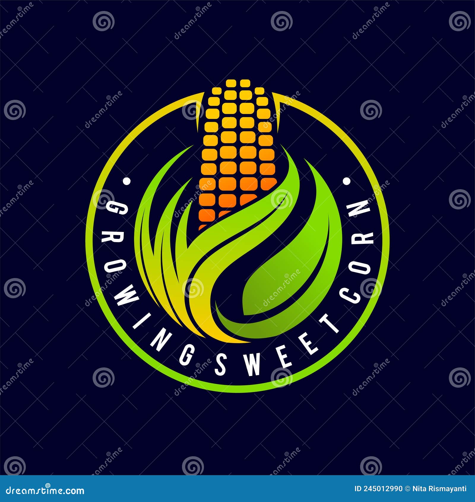 Corn Logo Vector