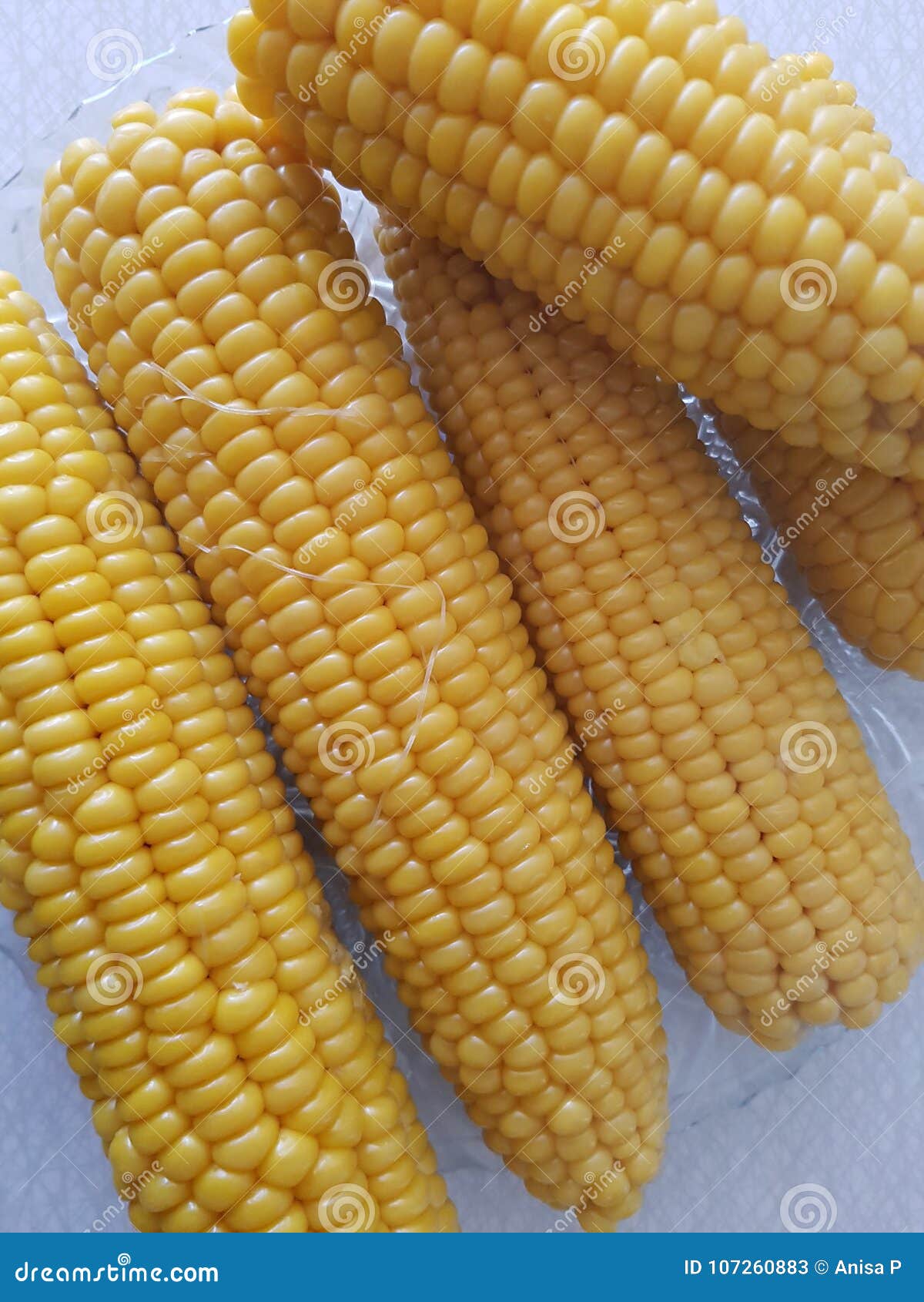 Sweet corn stock image. Image of plate, helthy, food - 107260883