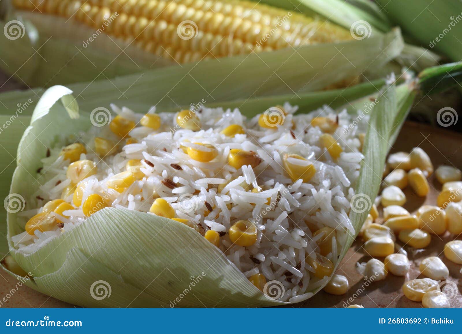 Sweet corn rice stock photo. Image of breakfast, asia - 26803692