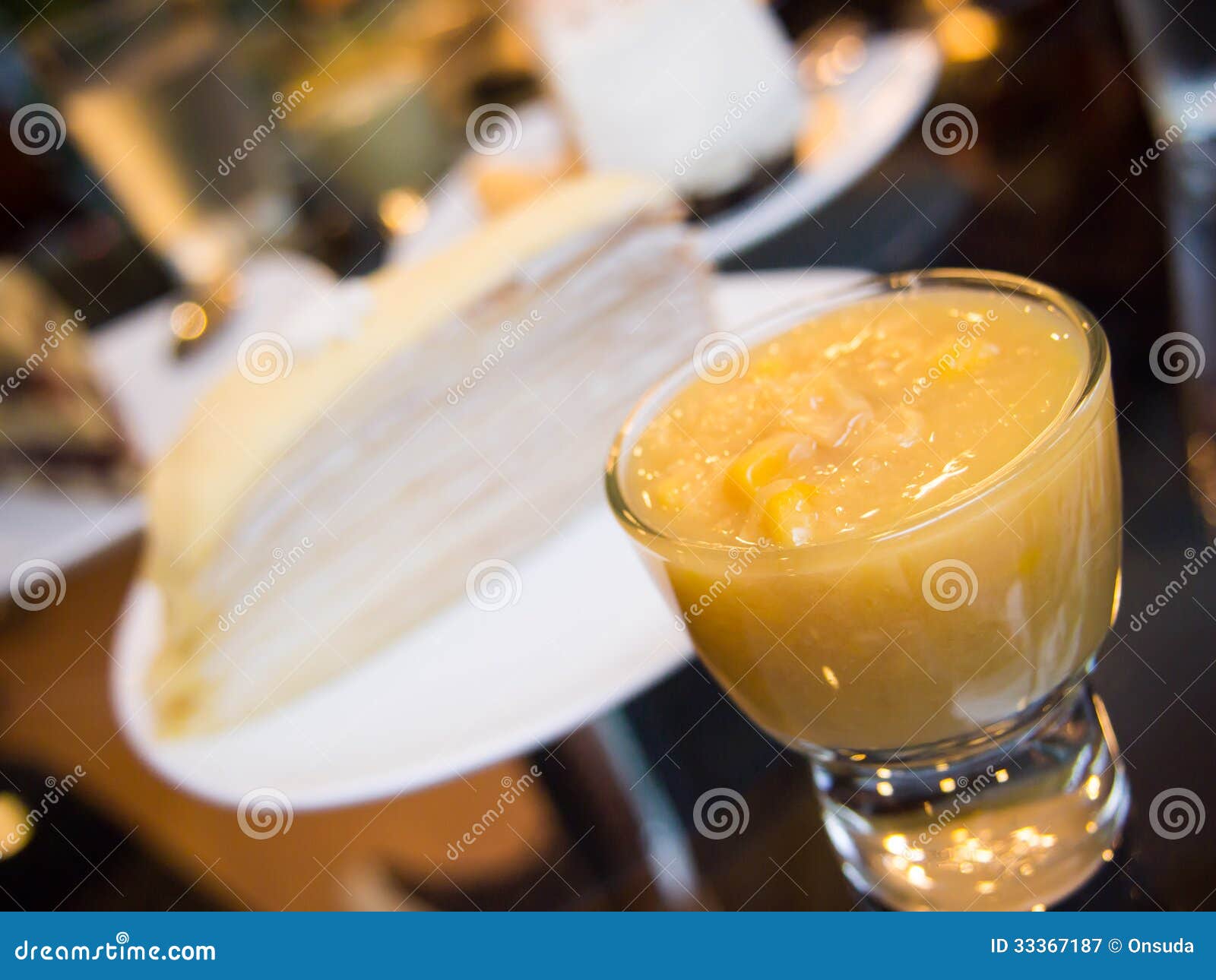 Sweet corn sauce stock image. Image of sweet, restaurant - 33367187