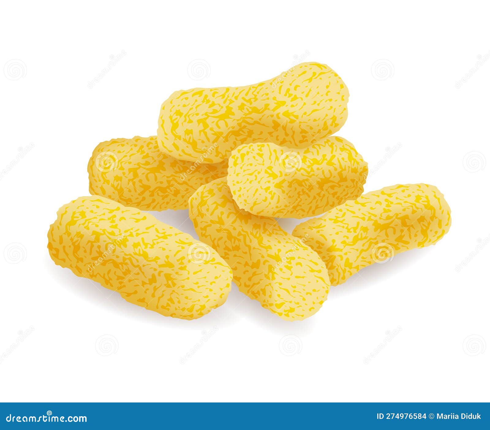 Corn Sticks - Vector Illustration In Flat Design Isolated On White ...