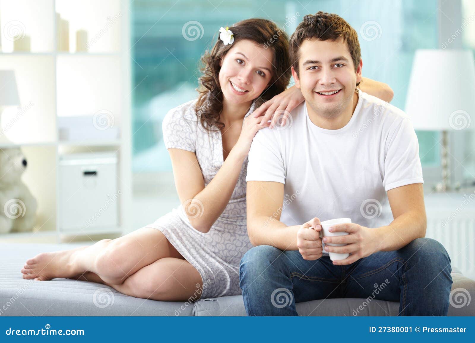Sweet couple stock image. Image of optimistic, charming - 27380001