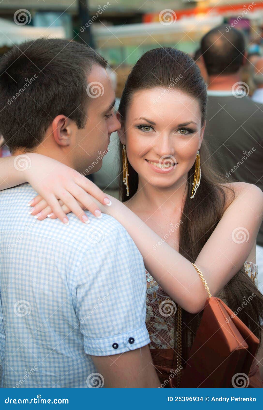 Sweet couple in love. stock photo. Image of emotional - 25396934