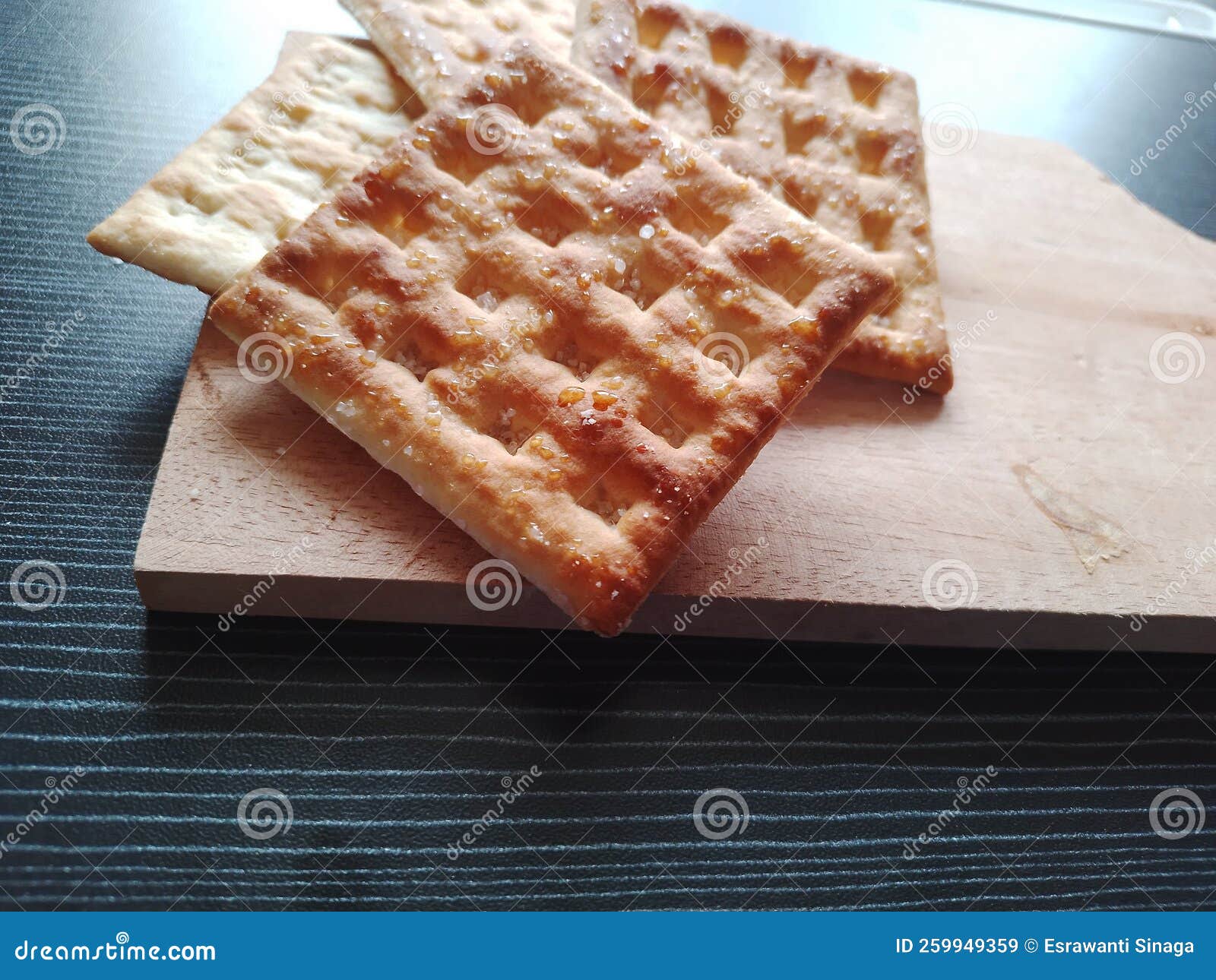 Sweet Cracker Made of Flour, Sugar and Other Ingredients. Collection ...