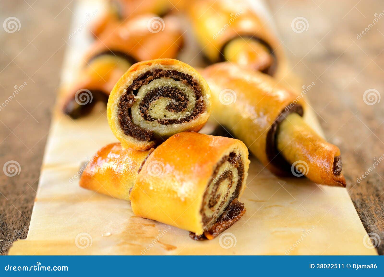 Sweet croissants stock image. Image of gourmet, dessert - 38022511