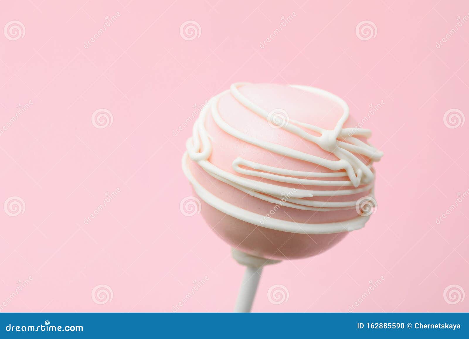 Sweet Decorated Cake Pop on Background Stock Photo - Image of lollipop ...