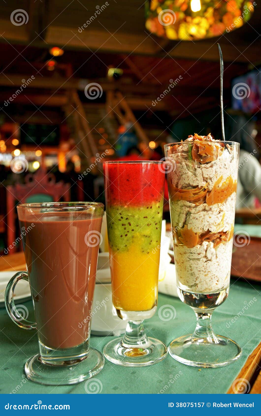 Sweet desert stock image. Image of cupful, mango, praliny - 38075157