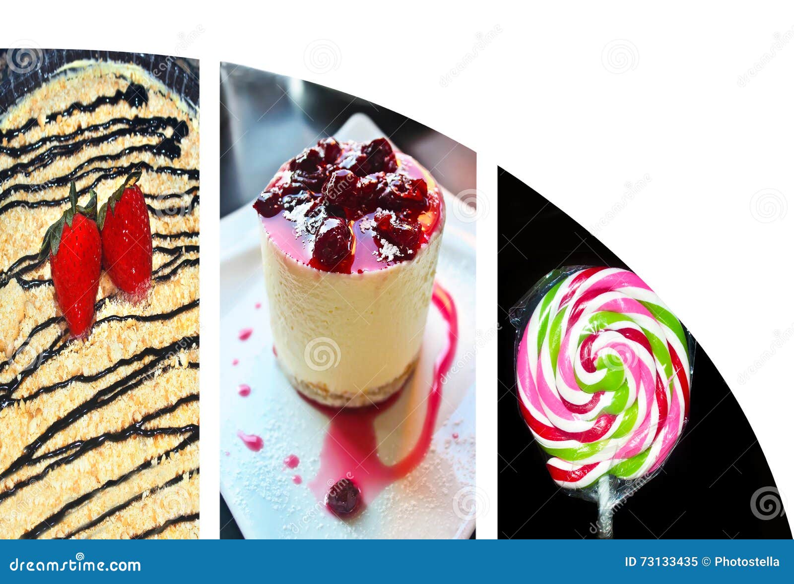 Dessert Collage Stock Image | CartoonDealer.com #42083035