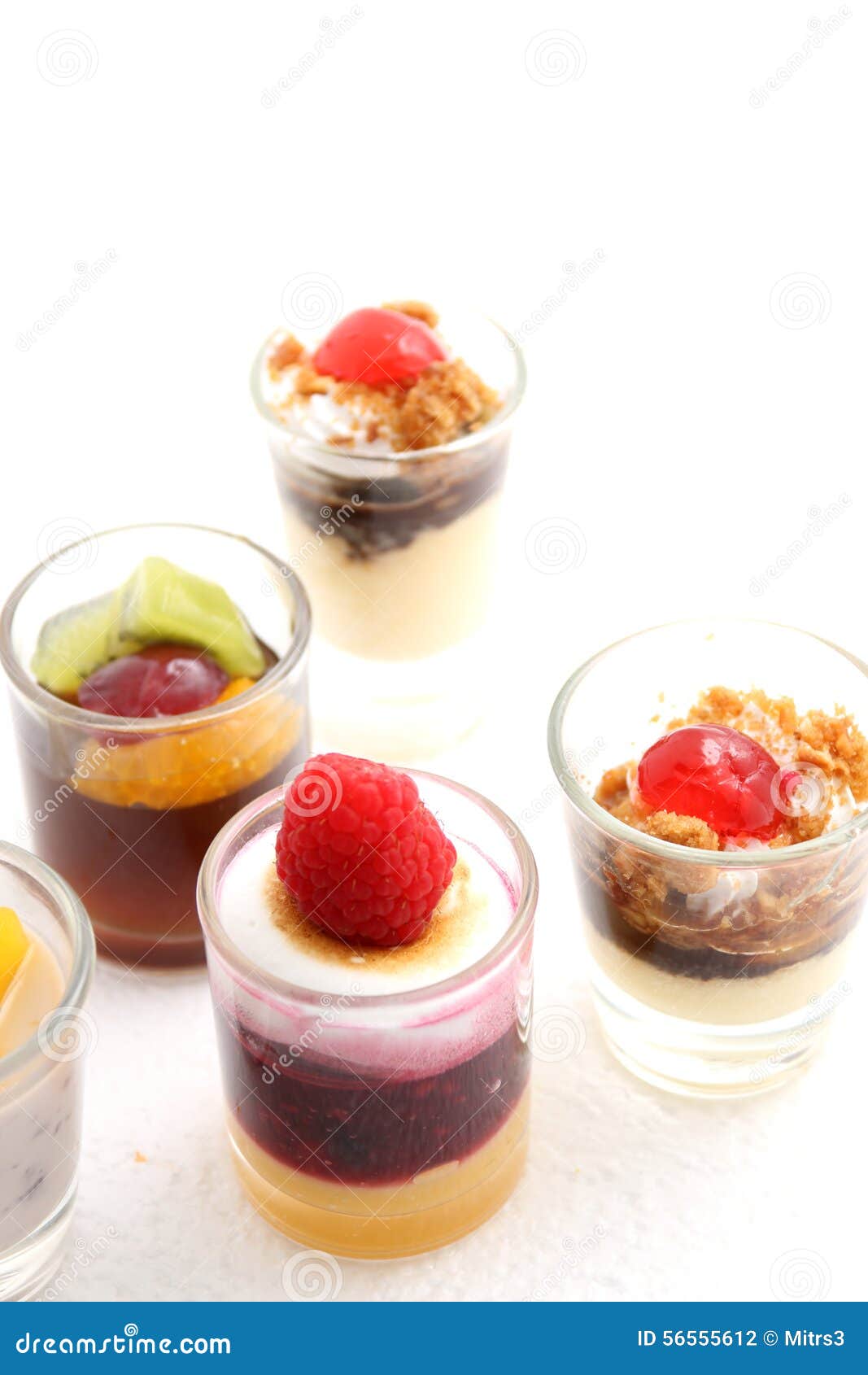 Sweet Desserts in the Glass Stock Photo - Image of gourmet, cream: 56555612