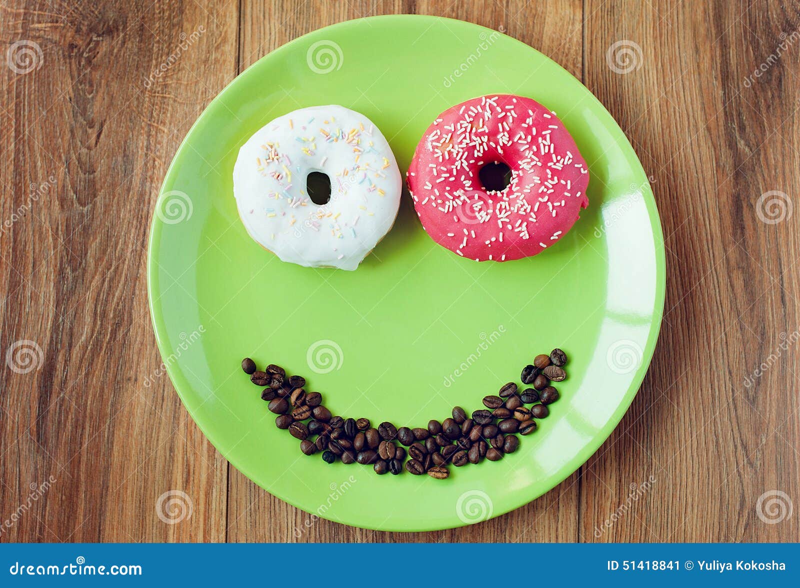 Sweet Donut for a Morning Breakfast Stock Image - Image of round ...